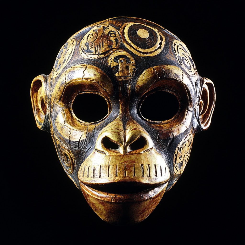 Mask of the sacred ape in Parwadsj-neb | World Anvil
