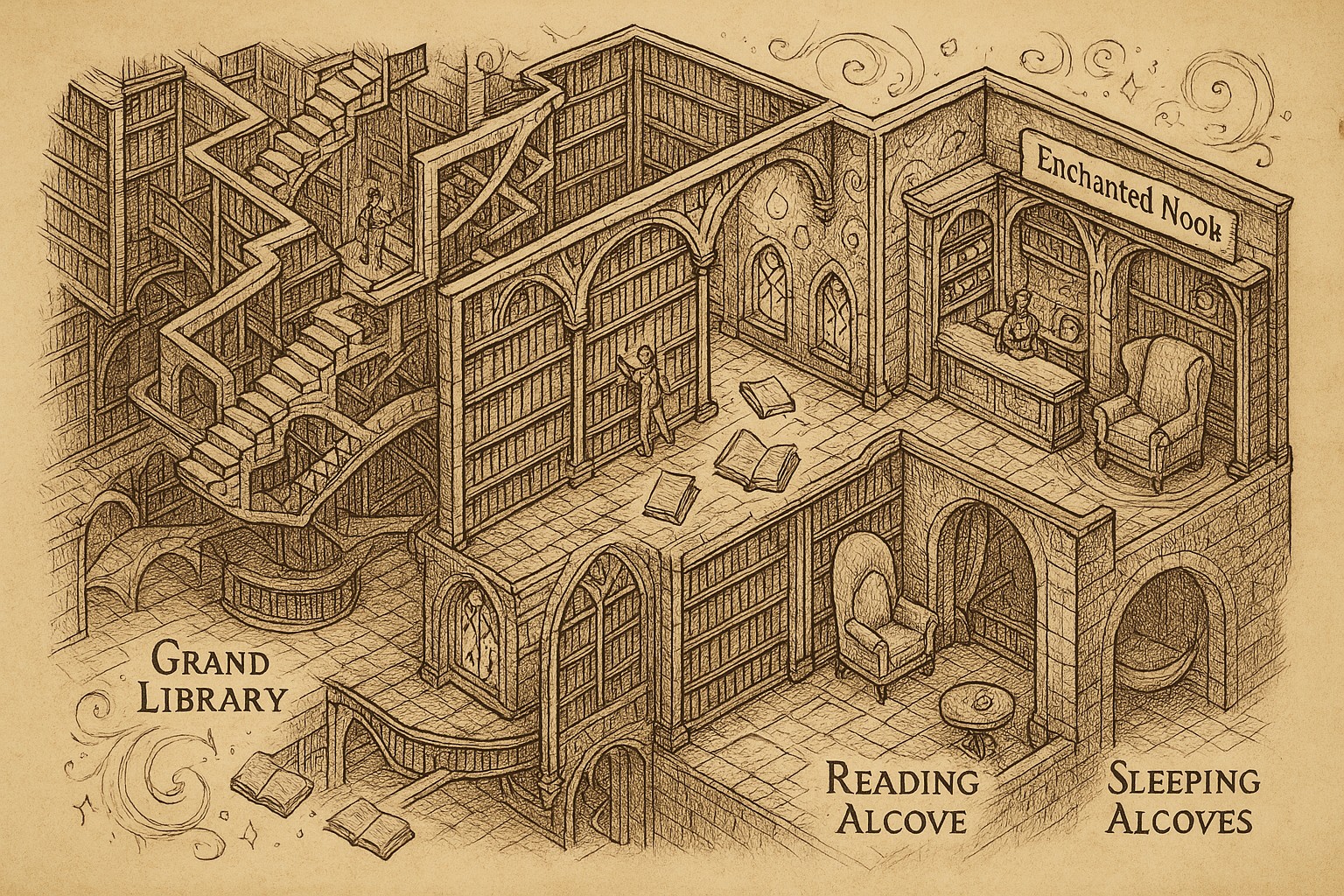 Planar Library Building / Landmark in Pathfinder: Kingmaker | World Anvil