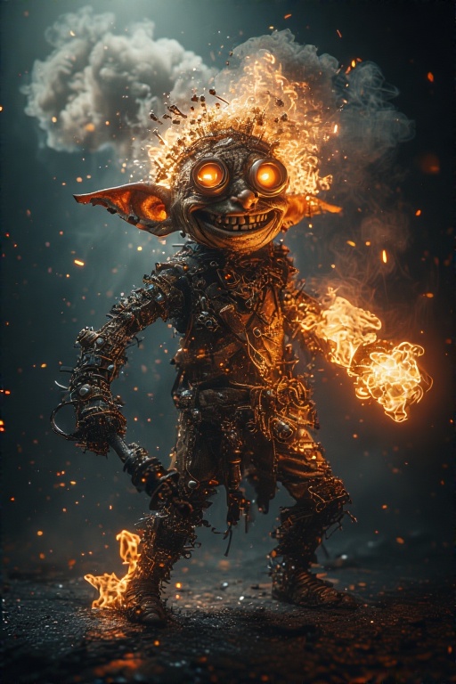 Sparkhaz, the Cackling Gear Character in Adda Ronnel HG | World Anvil