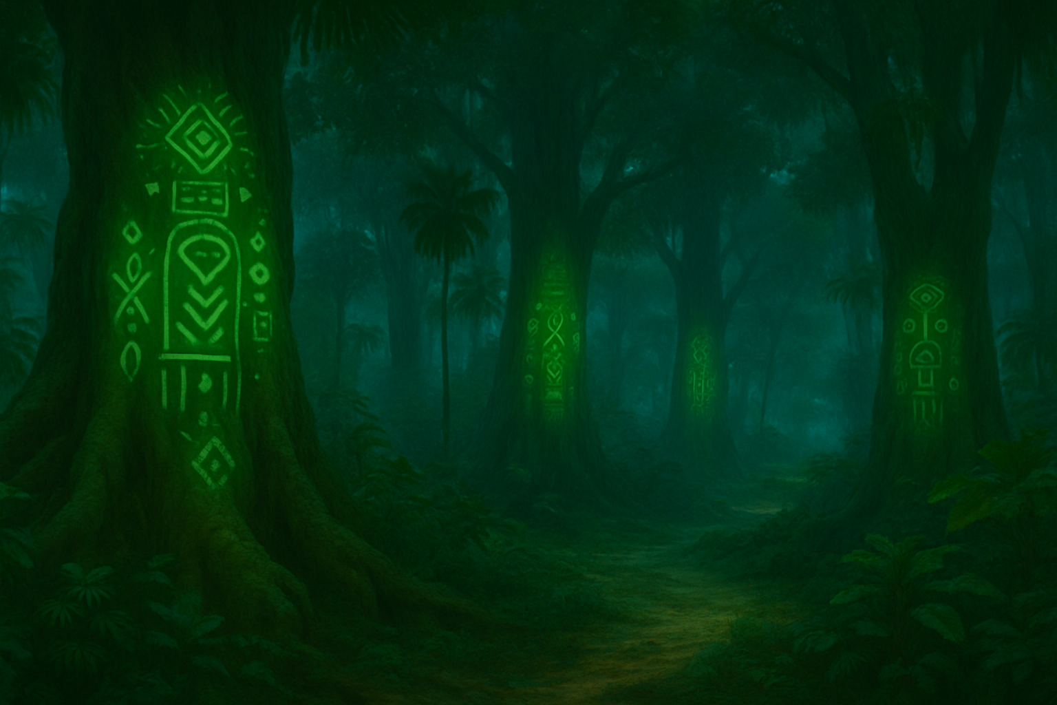 The Whispering Jungle Geographic Location in Oruwa | World Anvil