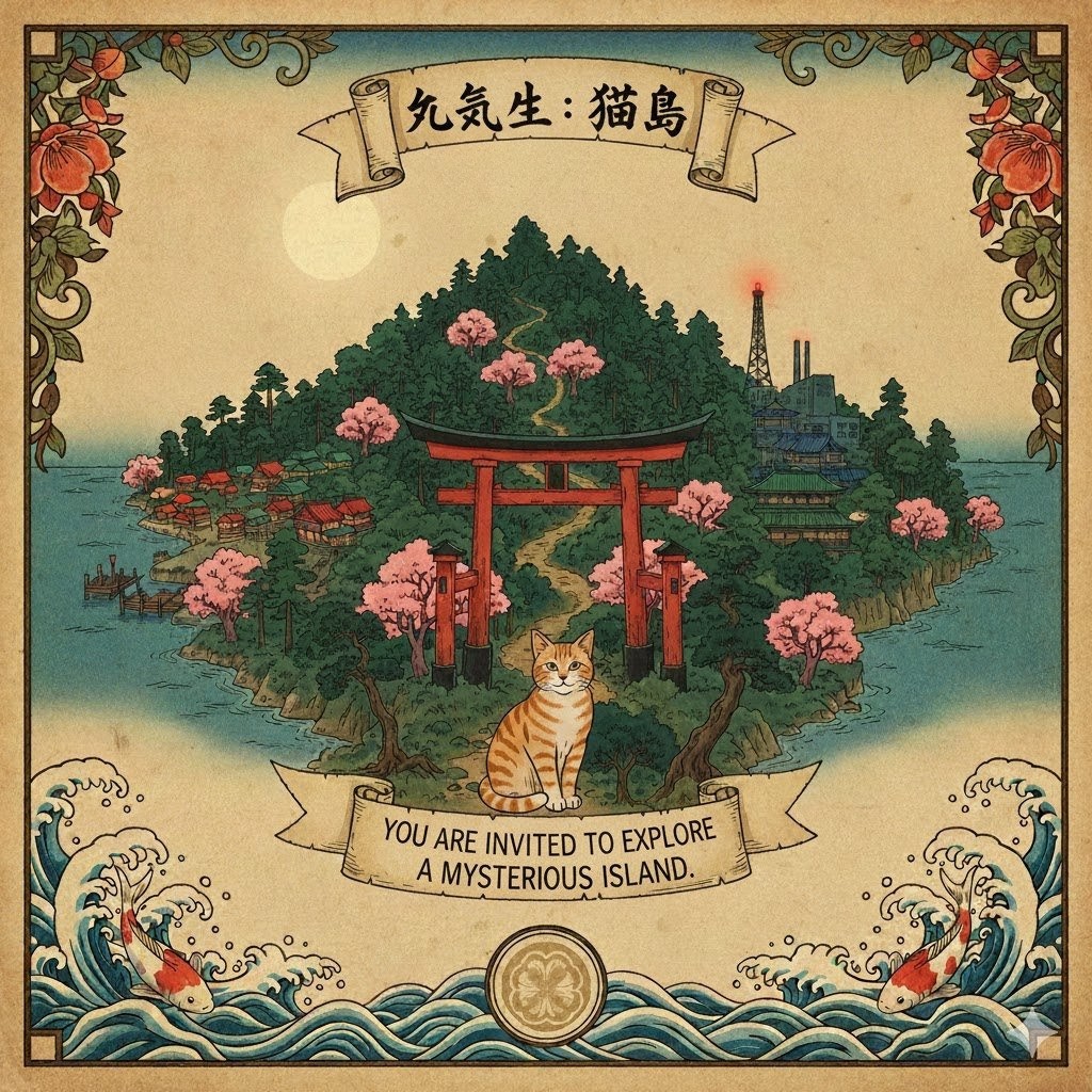 The Red Castle Geographic Location in Nekoshima | World Anvil