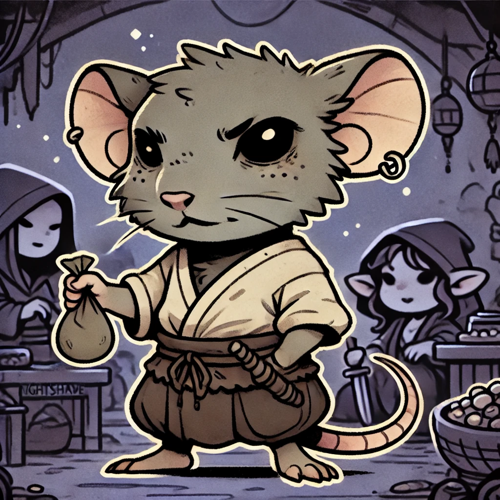 Grimtooth the Bone Collector Character in Critter Roll | World Anvil