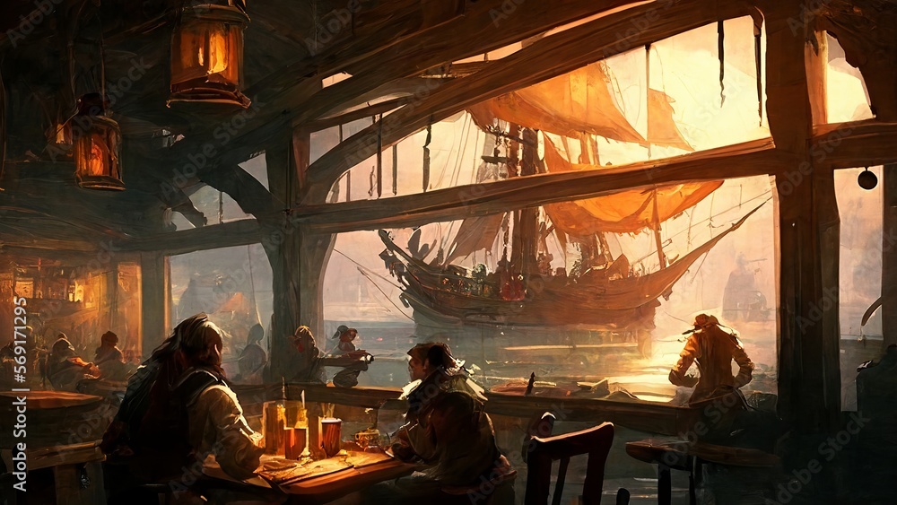 The Lusty Mermaid Building / Landmark in Pirate World | World Anvil