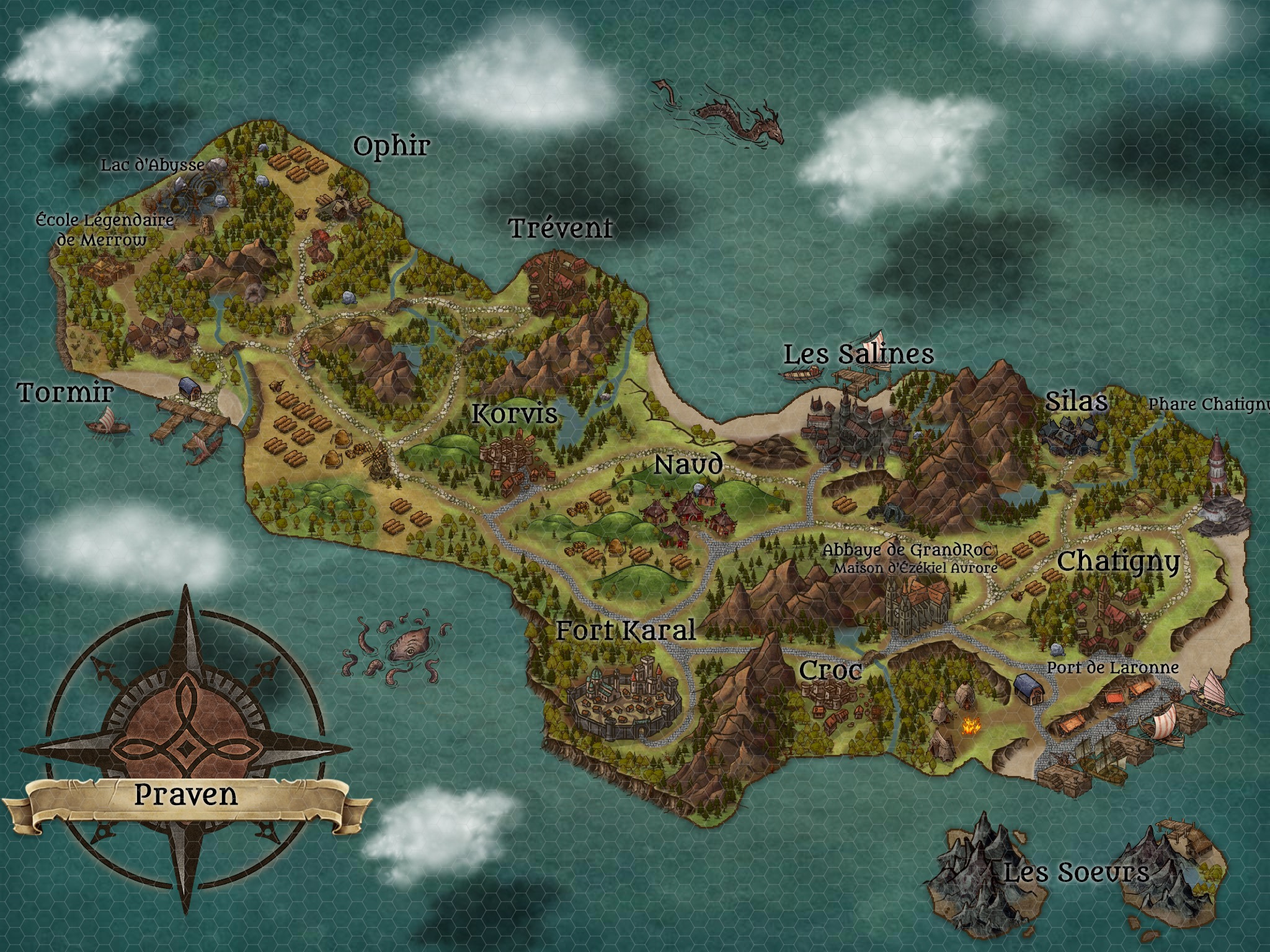 Île de Praven in Orbis| World Anvil