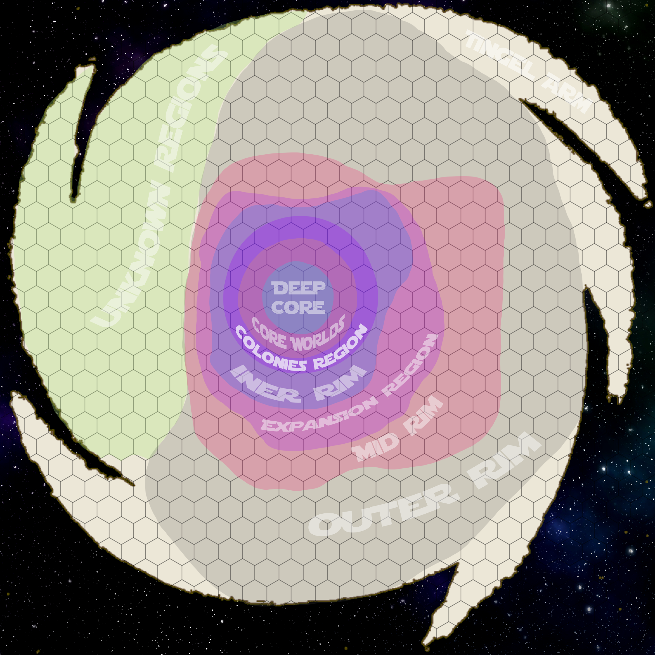 Galactic Map in Star Wars: Tales of the Sith| World Anvil