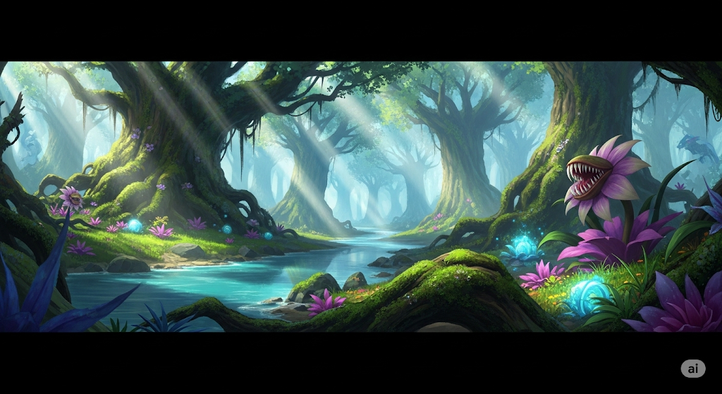 The Verdant Embrace Geographic Location in Ferus | World Anvil