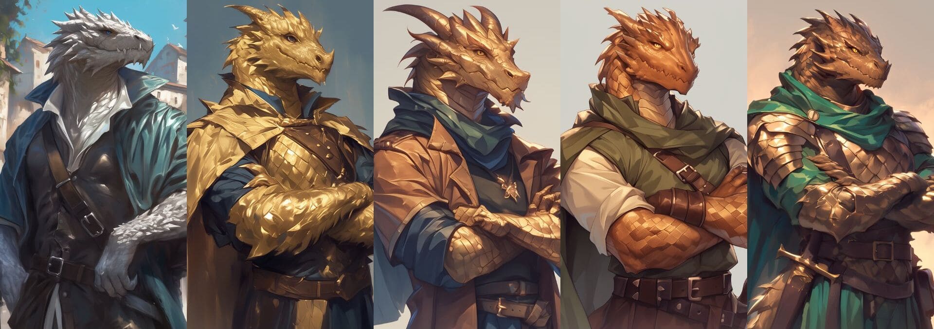 Metallic Dragonborn Ethnicity in The Land of Elaria | World Anvil